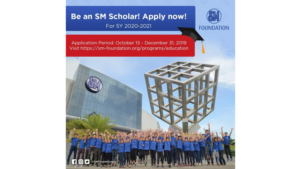 APPLY ONLINE: LAST CALL TO ALL ASPIRING SM SCHOLARS - Punto! Central Luzon