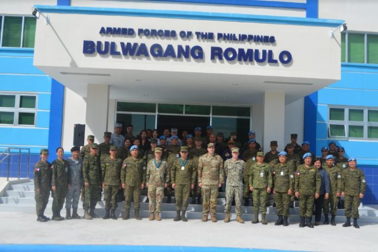 AFP inaugurates new training facilities in Camp O’Donnell