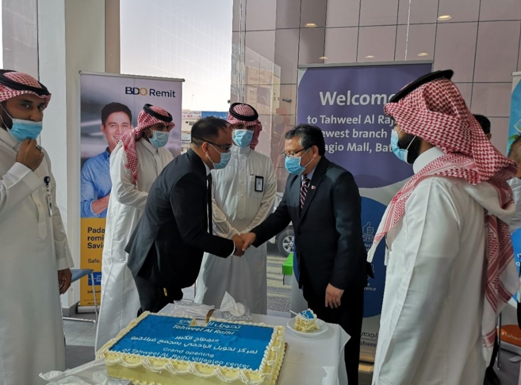BDO Remit partner Tahweel Al Rajhi opens 1st digital remittance center ...