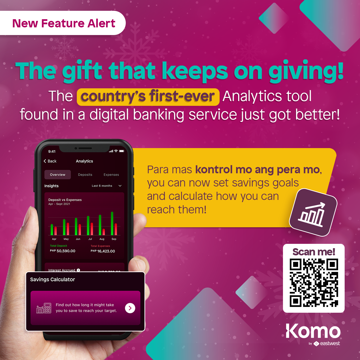 Reach Your Savings Goal with Komo’s Analytics Tool, The Country’s First ...