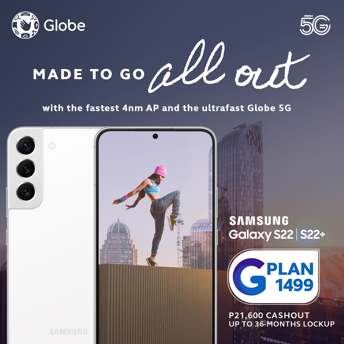 Go all-out with the new Samsung Galaxy S22 Powered by Globe - Punto ...