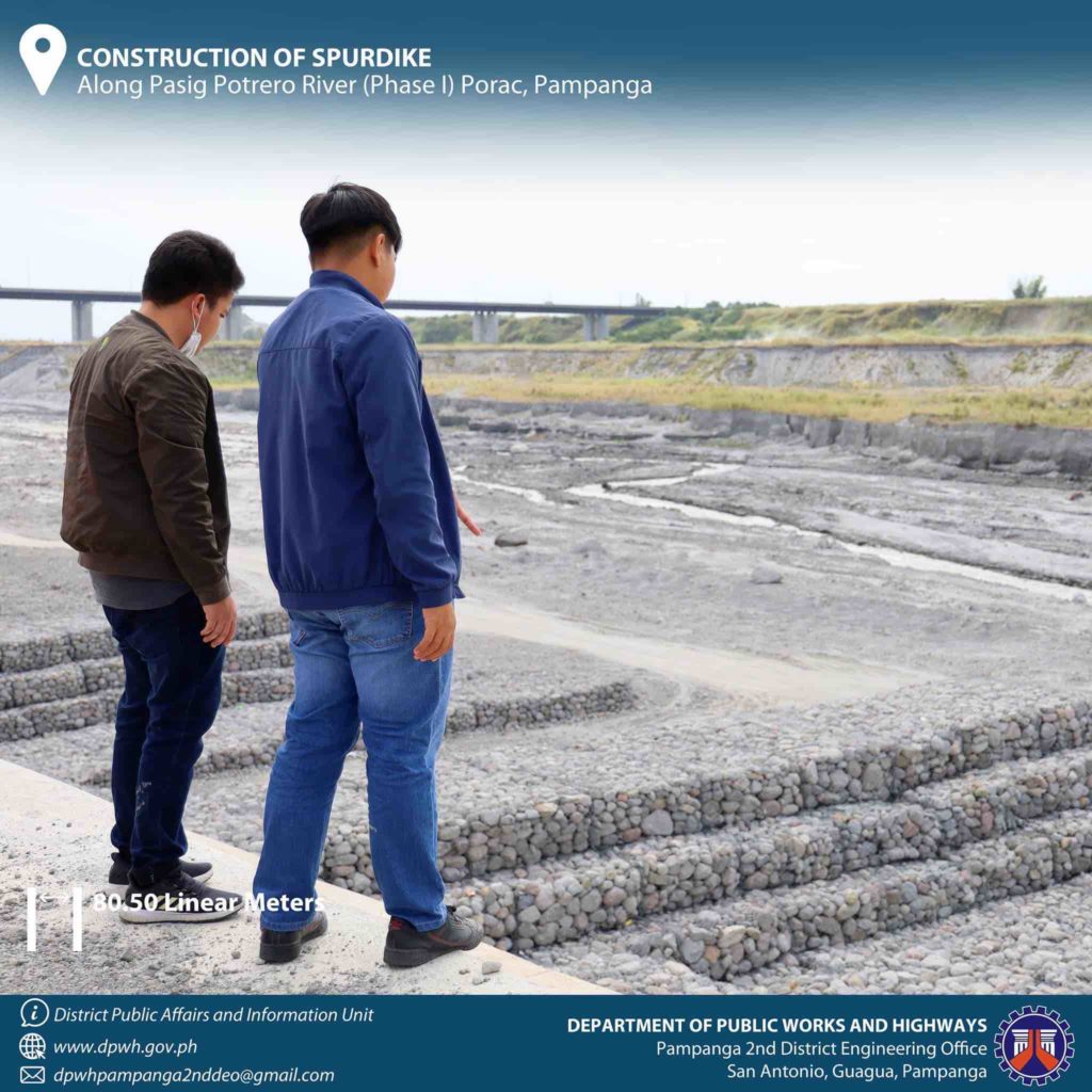 DPWH completes spur dike in Porac - Punto! Central Luzon
