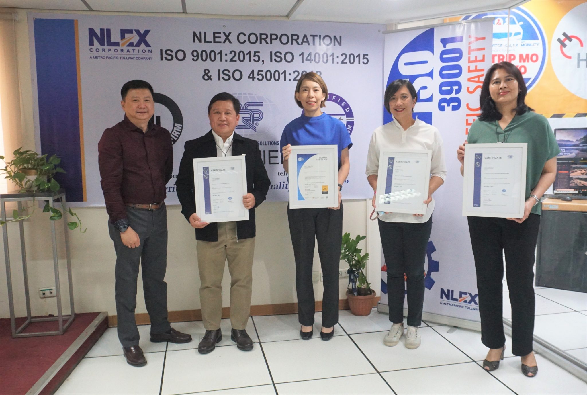 NLEX receives ISO certificates - Punto! Central Luzon