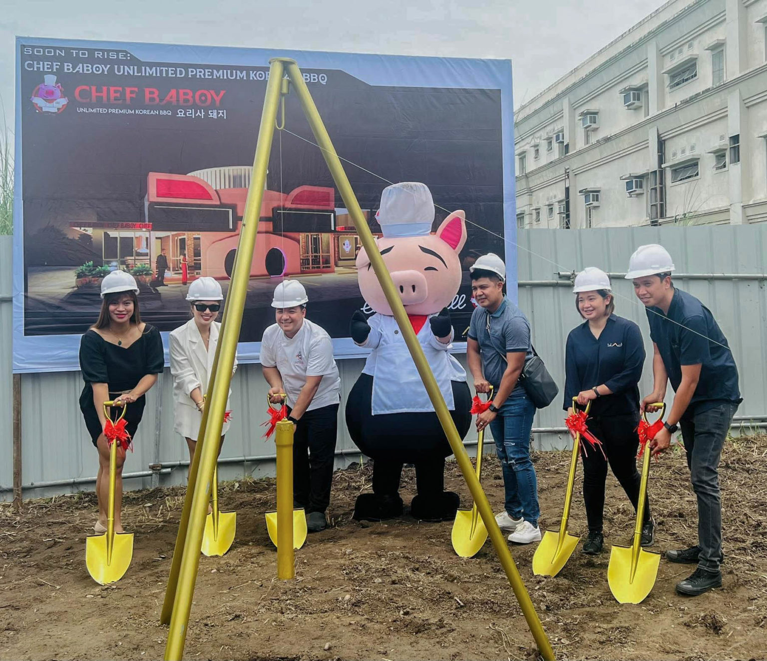 The Chef Baboy-Infinity Branch breaks ground - Punto! Central Luzon