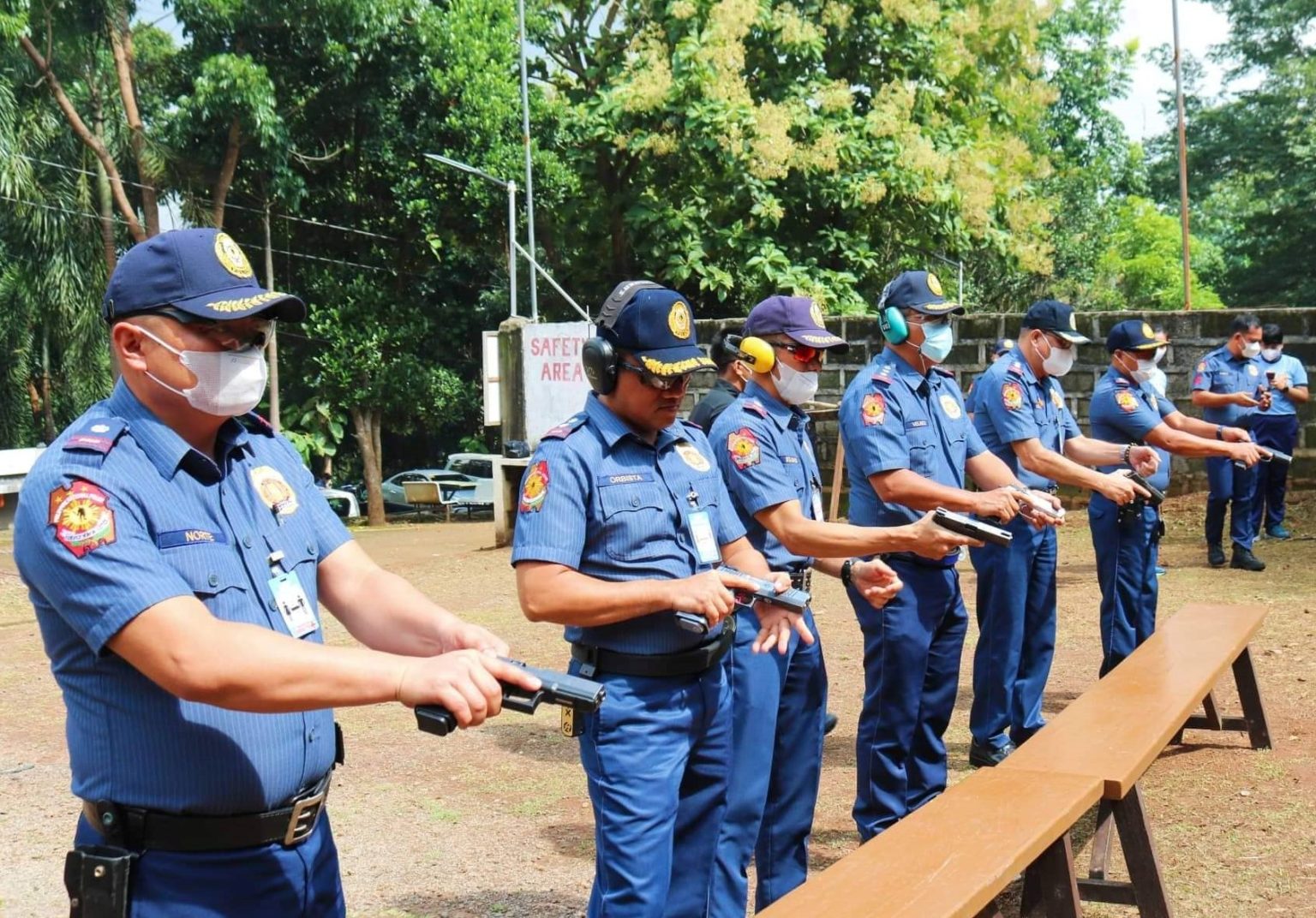 Bataan police holds modified handgun marksmanship training , Punto ...