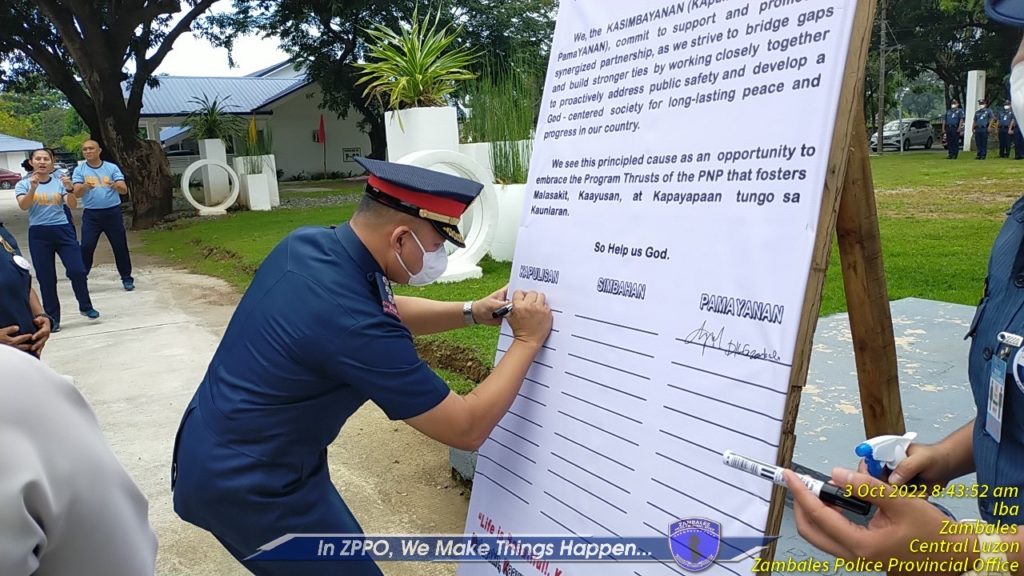 PNP Zambales launches revitalized KASIMBAYANAN program - Punto! Central ...