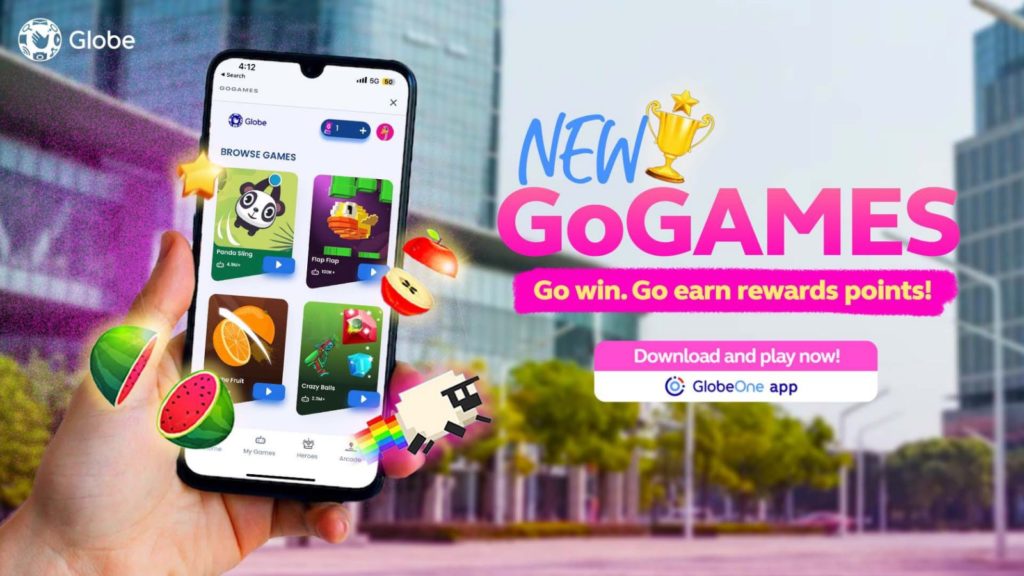 Go win and earn points with Globe Prepaid’s GoGAMES , Punto! Central Luzon