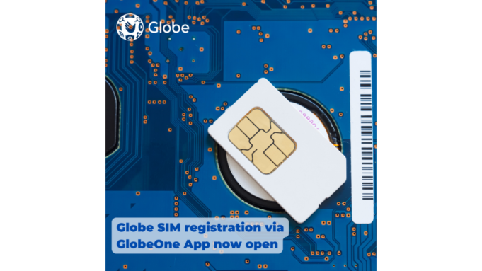 Globe SIM registration via GlobeOne App now open , Punto! Central Luzon