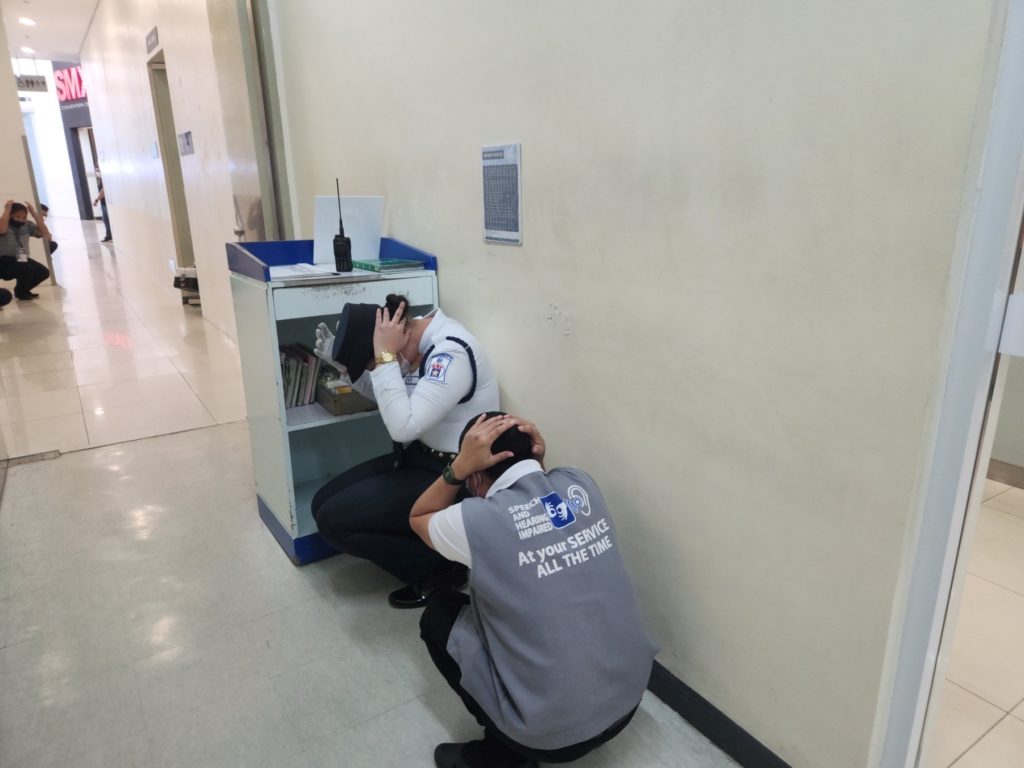 SM in CL joins 1st quarter Nationwide Simultaneous Earthquake and ...