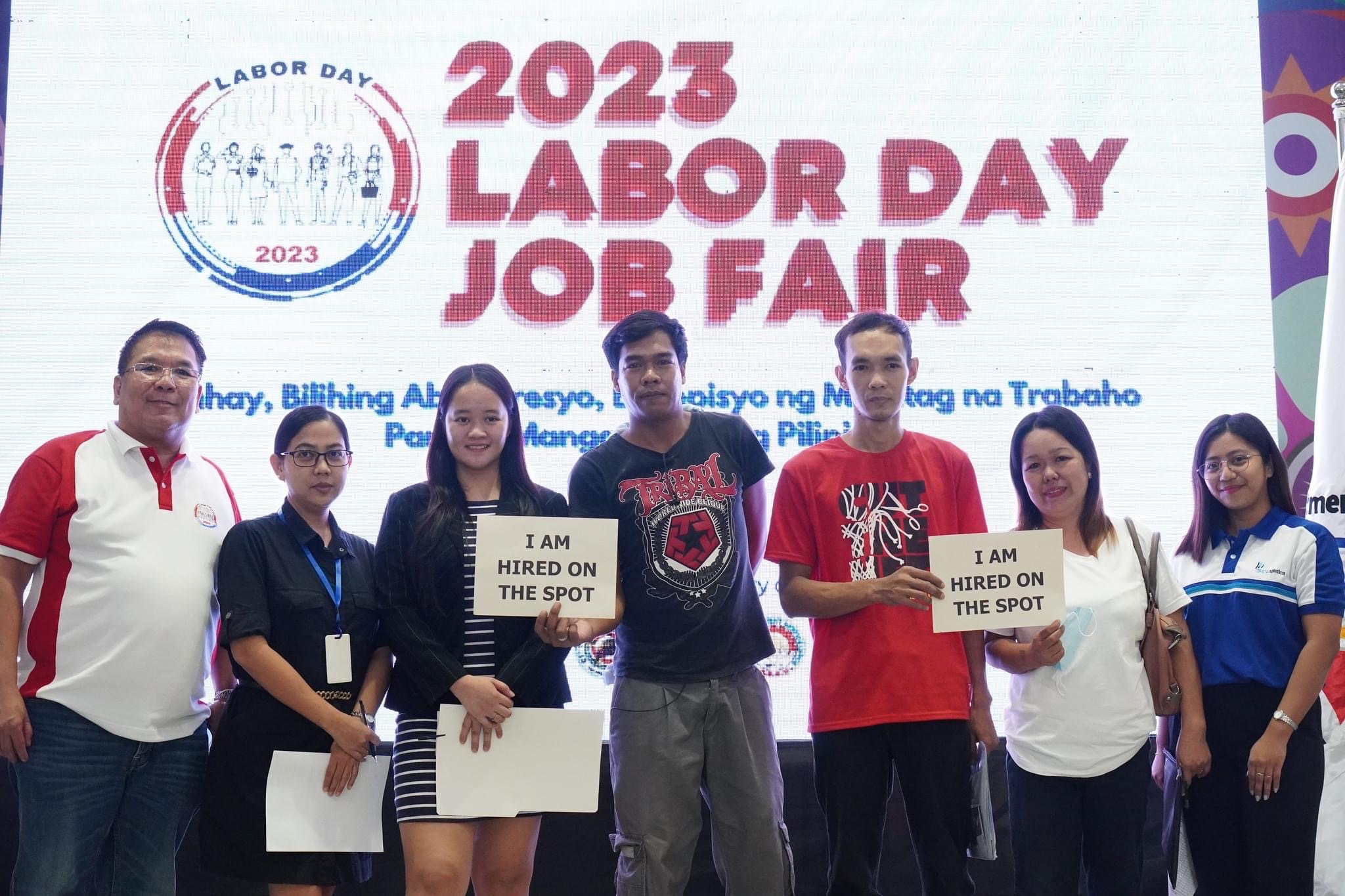 329 individuals hired on the spot in CL Labor Day job fairs - Punto ...