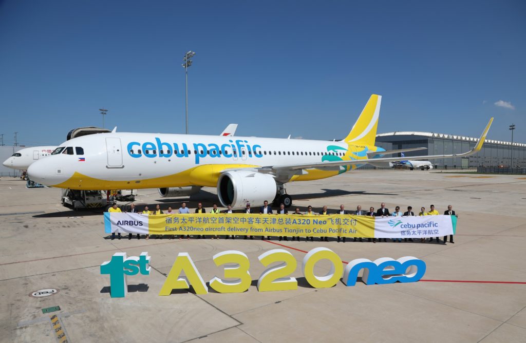 Cebu Pacific Operates SAF-powered A320neo Aircraft Delivery from China ...