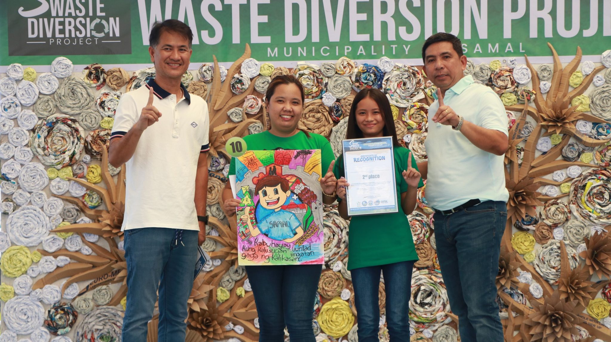 Waste diversion launched in Samal town - Punto! Central Luzon