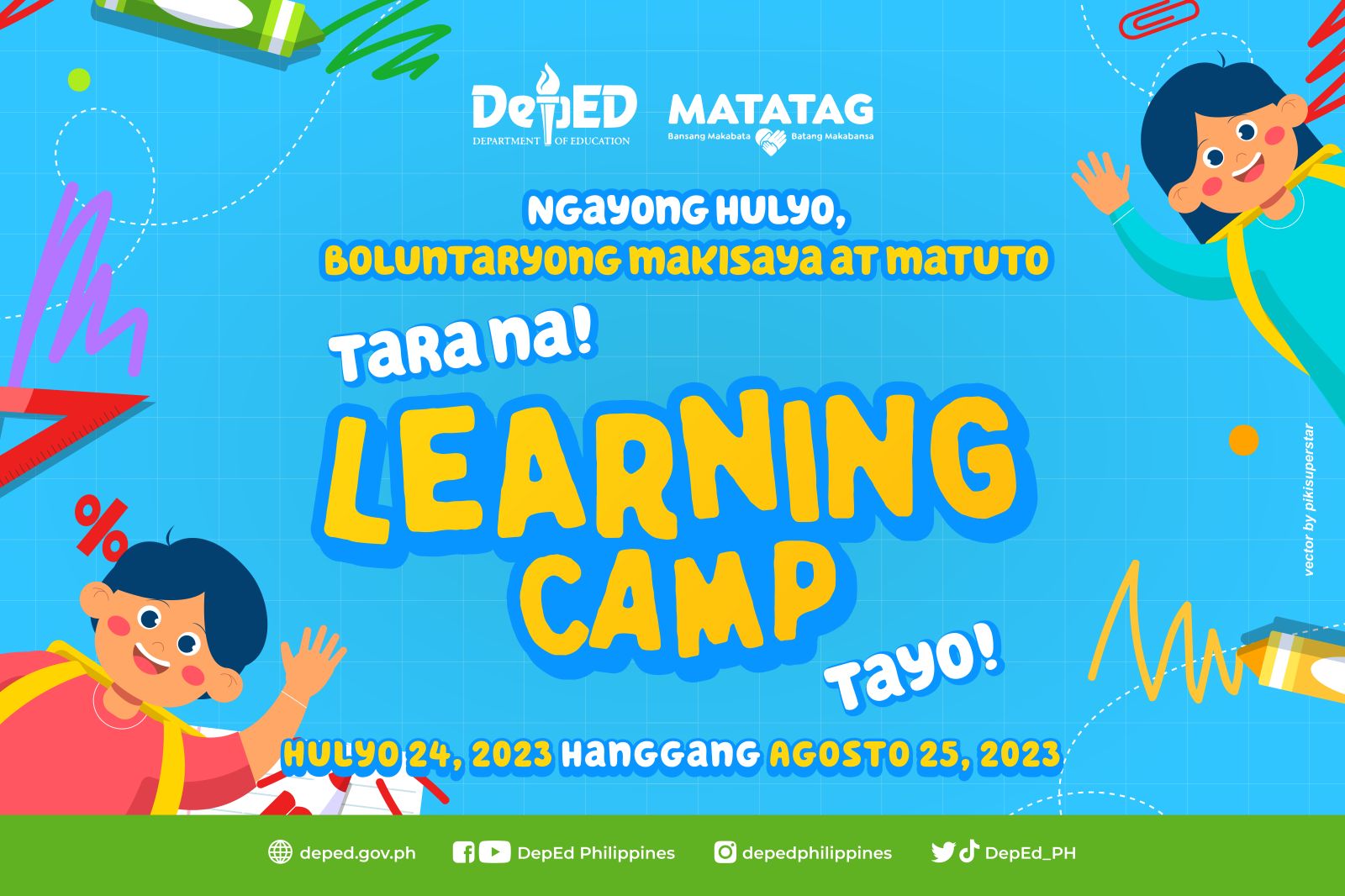 DepEd To Conduct National Learning Camp To Enhance Learning Outcomes