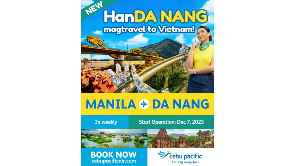 Cebu Pacific Launches Manila – Da Nang Flight with Piso Sale , Punto ...