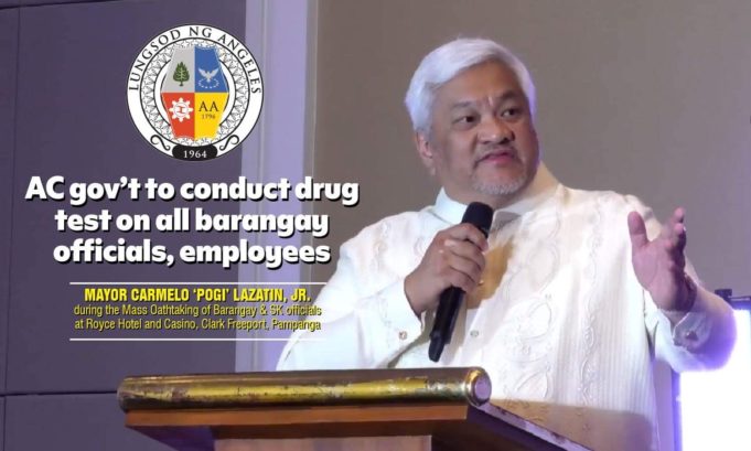 Lazatin to conduct drug test on all barangay officials, employees ...