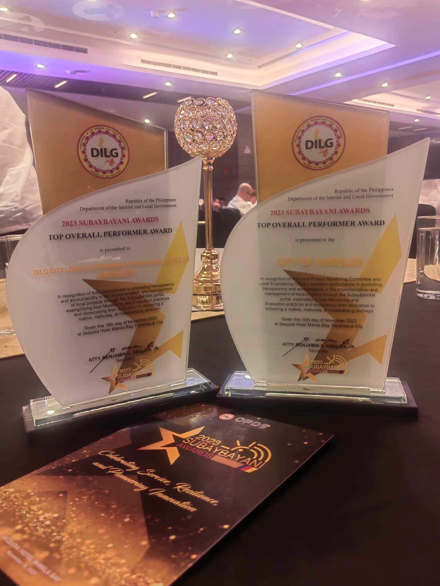 Angeles City hailed as 2023 SubayBAYANI top overall performer - Punto ...