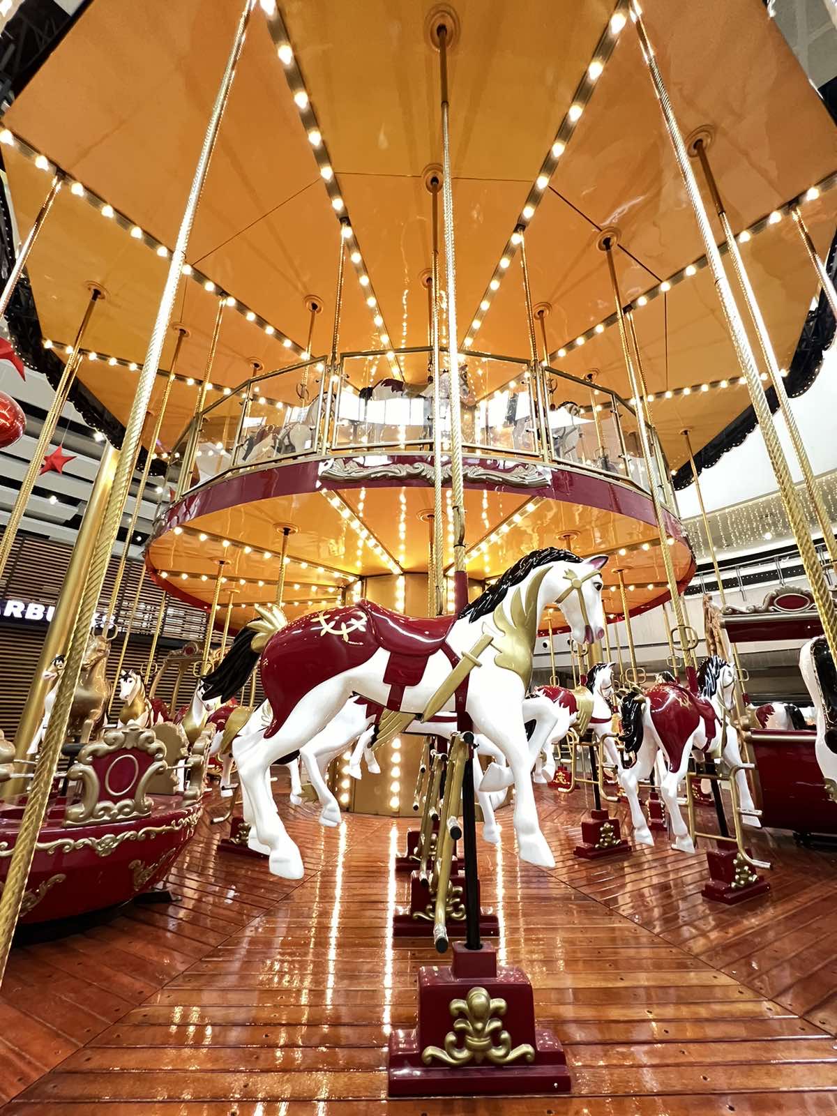 SM CITY CLARK: PHL’s majestic triple-decker carousel unveiled - Punto ...