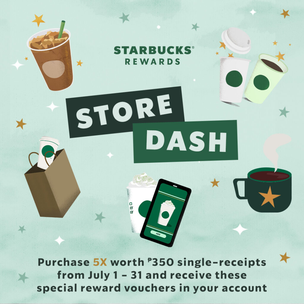 Starbucks® Rewards Store Dash Promotion , Punto! Central Luzon