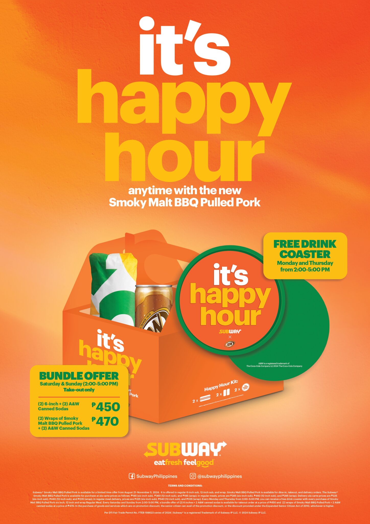 Subway® gives a taste of happy hour in every bite with new limited ...
