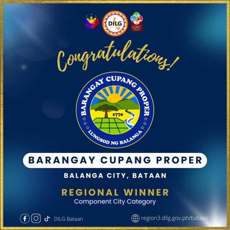 Bataan villages top 2025 regional Lupon Tagapamayapa Incentives Awards ...