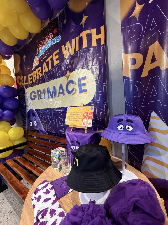 Grimace party debuts at PH’s biggest McDonald’s - Punto! Central Luzon