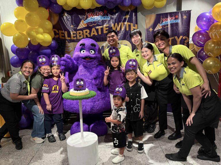 Grimace party debuts at PH’s biggest McDonald’s - Punto! Central Luzon