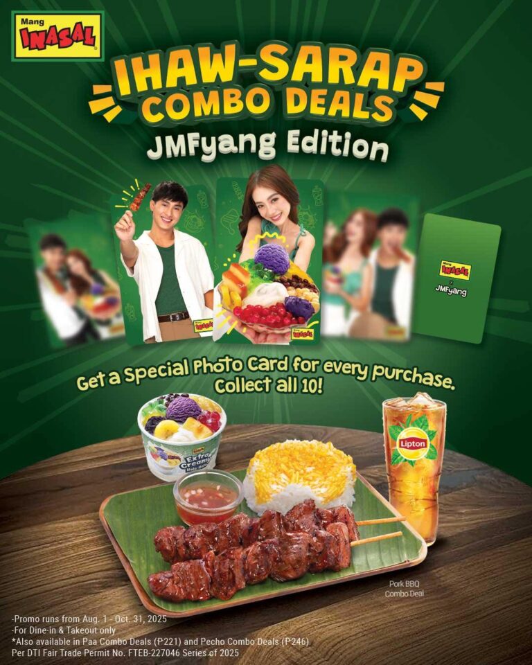 Collect all 10 JMFyang photocards with Mang Inasal Ihaw-Sarap Combo ...