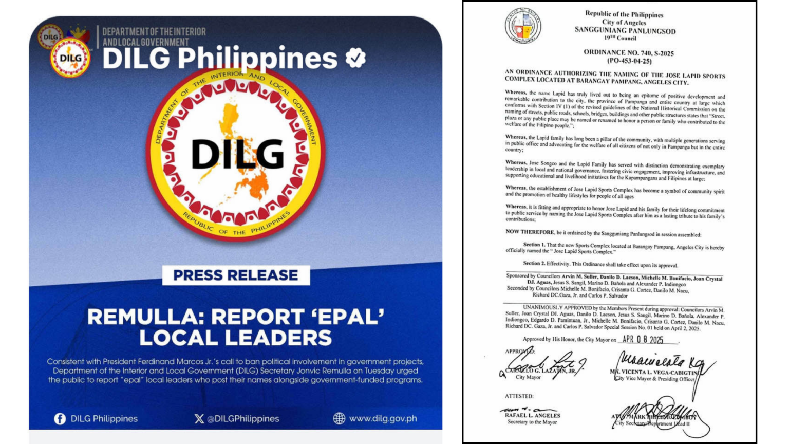 PETISYON AT LIHAM-PROTESTA KAY DILG SEC. JONVIC REMULLA Re: Ordinansa ...